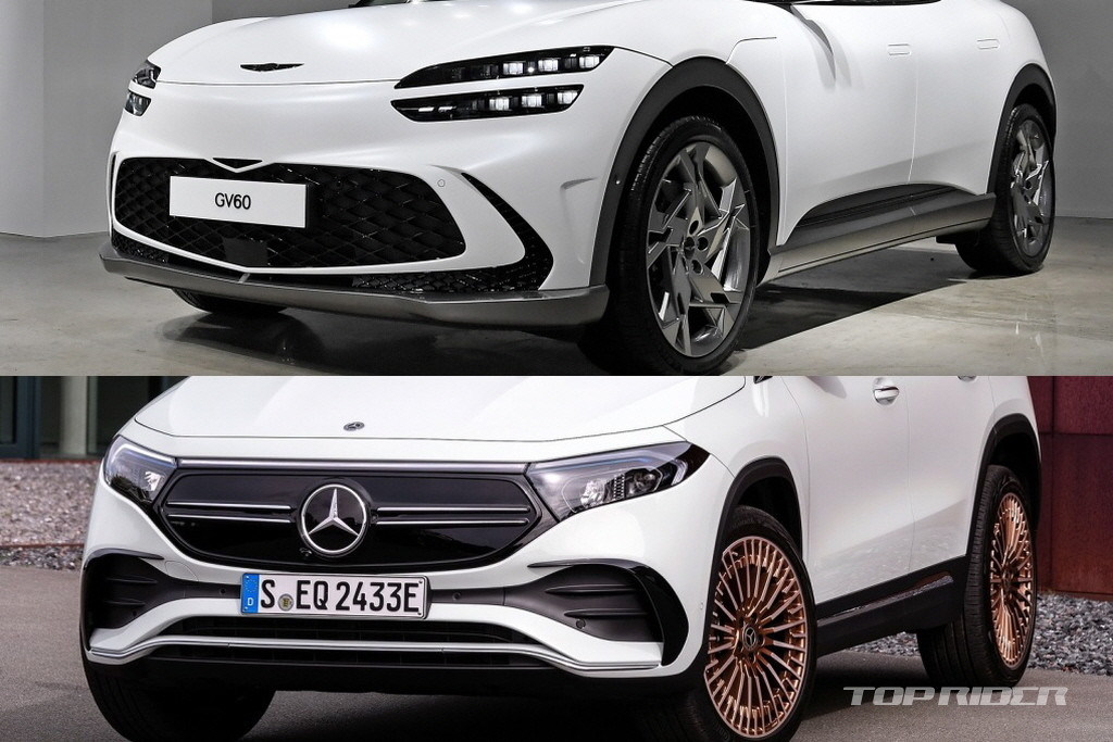 제네시스 GV60 VS 벤츠 EQA 같은 가격, 성능이냐 삼각별이냐
