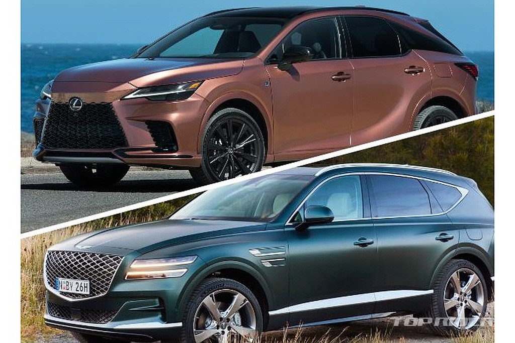 렉서스 신형 RX VS 제네시스 GV80, 한·일 고급차 맞대결